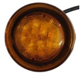 12V Round Small LED Front Direction Indicator Lamp, for Automobile ...