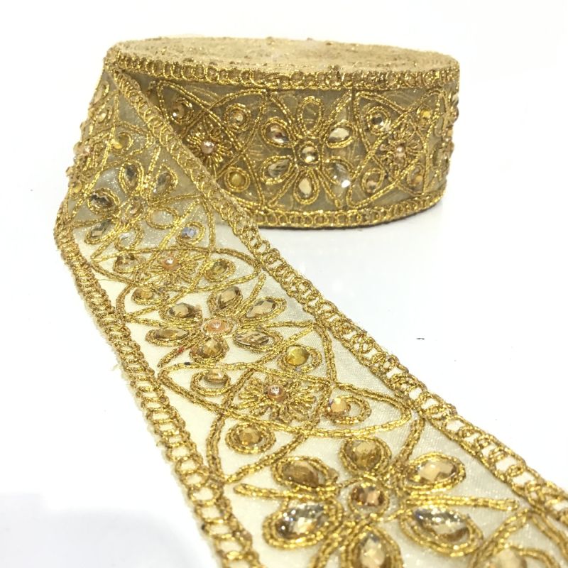 Designer Zari Lace, for Garments at Best Price in Surat | Mansarovar Zari Art