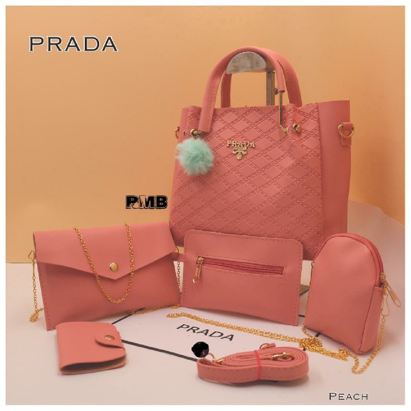 5 piece purse combo, for Light Weight, Fine Finishing, Flexible, Good Quality, Style : Classy at ...