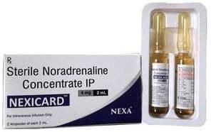 Noradrenaline Injection at USD 1 - USD 10 / Box in Surat | Ygiis Pharma