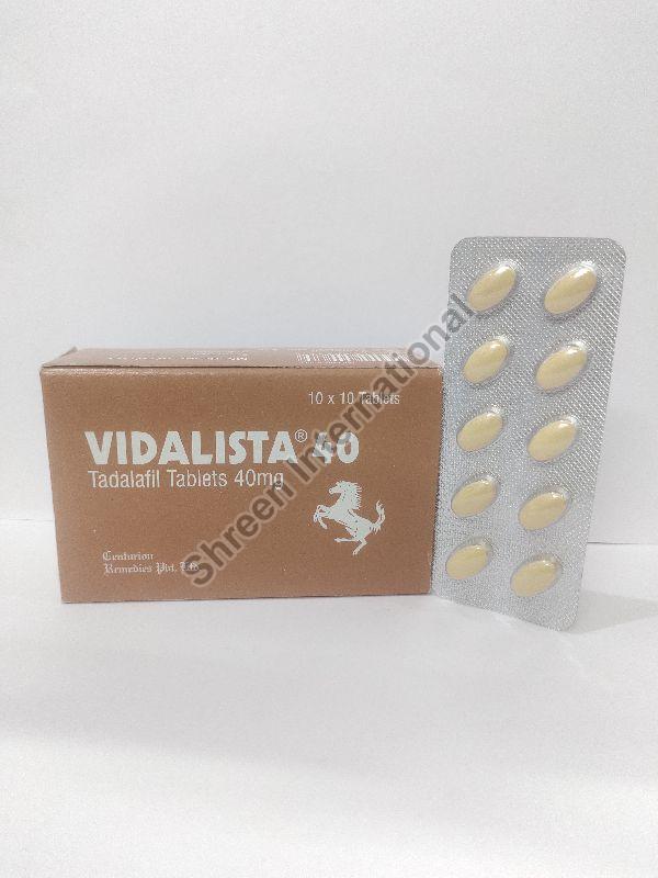 Vidalista 40 Mg Tablets, Type Of Medicines : Allopathic - Shreen ...