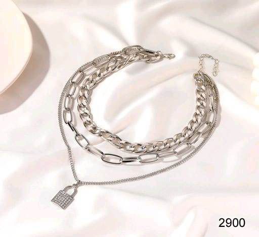 AD Lock 3 Sliver Chain, Color : Silver at Rs 90 in Chennai - ID: 6784972