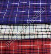 Checked Cotton Fabric, for Garments, Specialities : Perfect Fitting ...