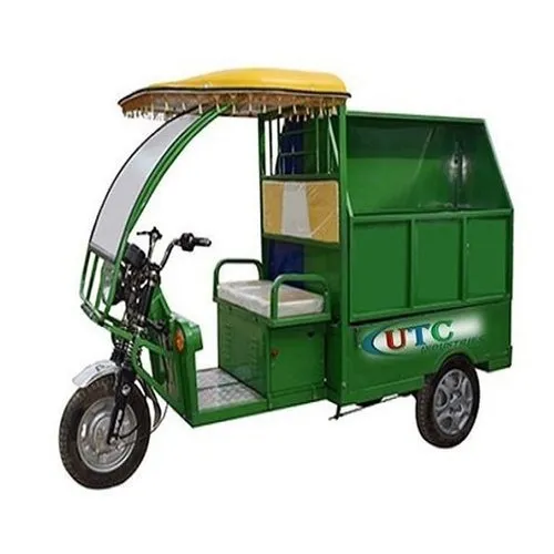 Garbage Collection Electric Rickshaw, Voltage : 220 V - utc industries