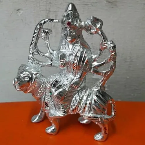 Metal Durga Statue, Color : Silver at Rs 220 / Piece in Jodhpur | Rub ...