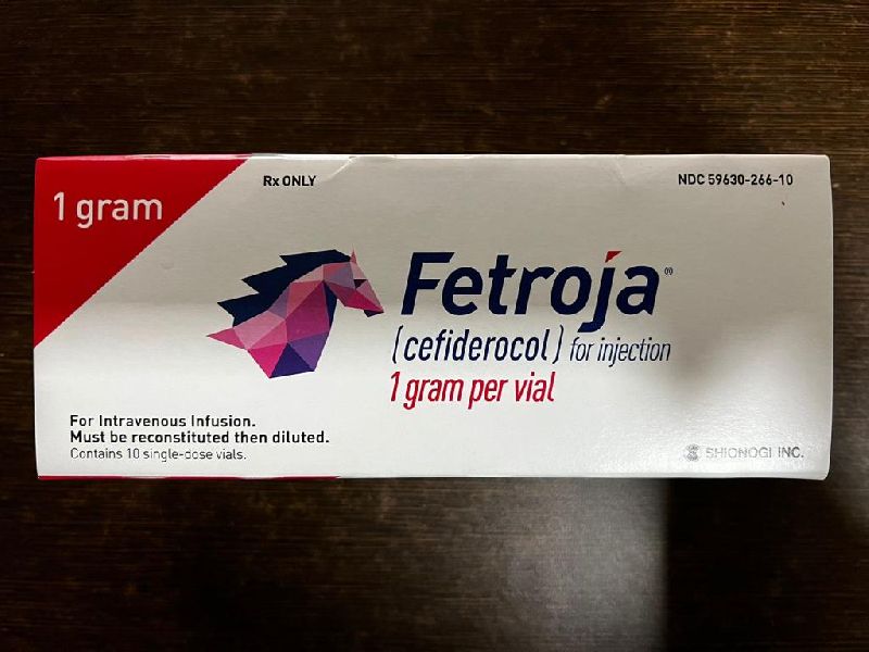 Fetroja (cefiderocol) injection - K. K. Pharma Solutions, Mumbai ...