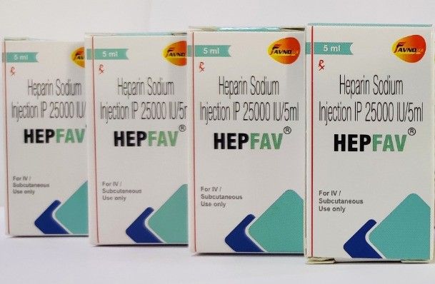 heparin sodium 5000 iu ip injection, Grade : Medicine Grade, Purity ...