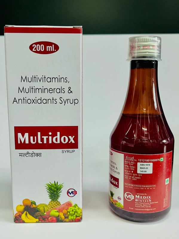 Multidox Syrup, Form : Liquid - Medix Biotech Pcd Pharma Franchise ...