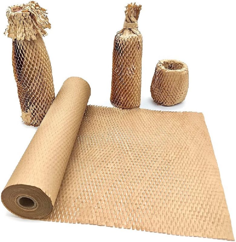 Rectangular Honeycomb Wrapping Paper, for Packaging, Color : Brown ...