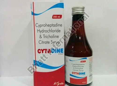 Cytadine 200ml Syrup, for Clinical, Hospital, Personal, Purity : 100% ...