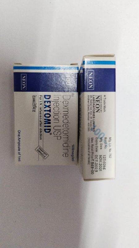 DEXTOMID dexmedetomidine injection at Rs 350 / VIAL in Mumbai | K. K ...