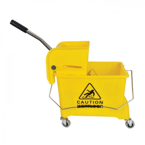 Single bucket Mop Wringer Trolley - Nacs Cleantech Private Limited