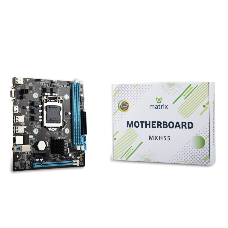 Matrix MXH55 DDR3 Motherboard, for Desktop - Matrix Info Systems Pvt ...