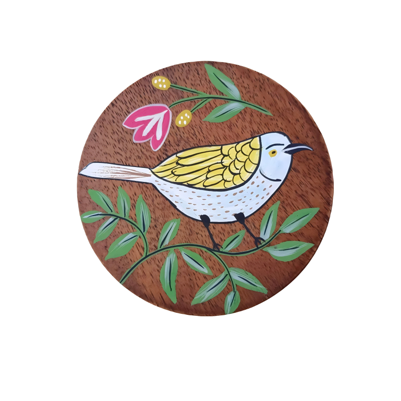 Round Hand Painted Wooden Coaster at Rs 159 / Piece in Jaipur | Gunjan ...