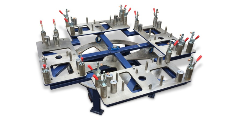 Steel Semi Automatic Non Polished jig and jig fixture, for Industrial ...