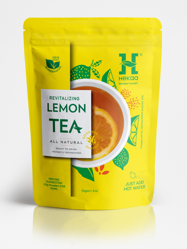 Hekaa Common 50g Lemon Tea, Packaging Type : Plastic Pouch at Rs 80 ...