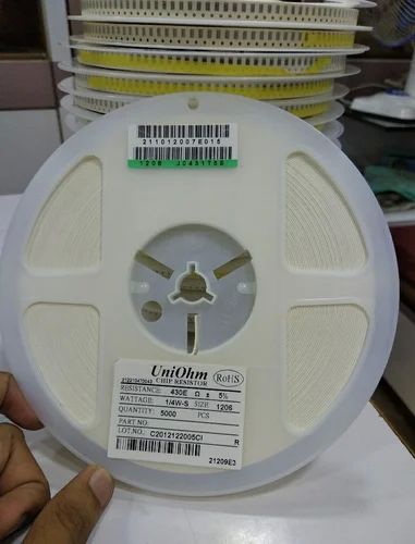 Uniohm SMD Resistor, Width : 3.1 mm, Color : White Spool at Rs 0.10 ...