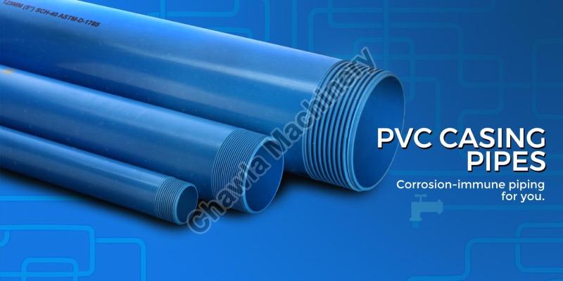 Round PVC Casing Pipe, for Construction, Feature : Perfect Shape ...