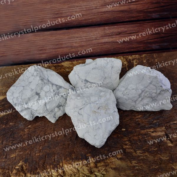 Howlite Raw Rough Stones at Best Price in Delhi | Reiki Crystal Products