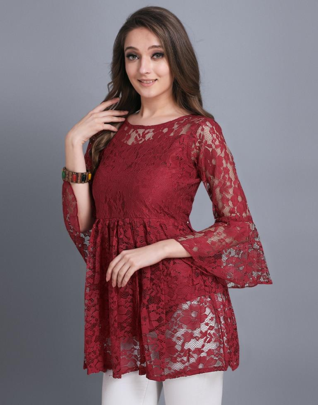 Net Russell Net Tops at Best Price in Surat | leemboodi fashion
