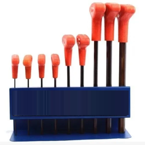 Orange Alloy Steel T-Handle Allen Keys, Size : Max. 10 mm, Arm Type ...