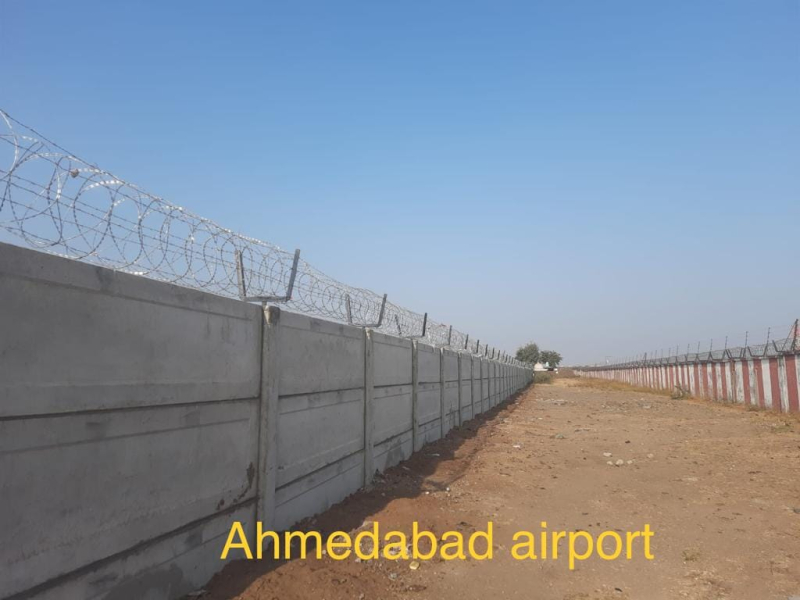 Cement Polished Precast Wall, For Boundaries, Feature : High Strength ...