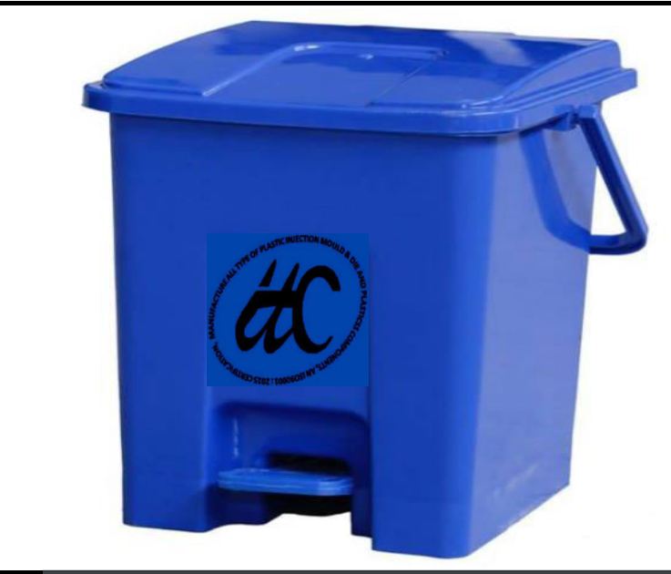 Rectangular Industrial Dustbin, For Waist Storage, Pattern : Plain ...