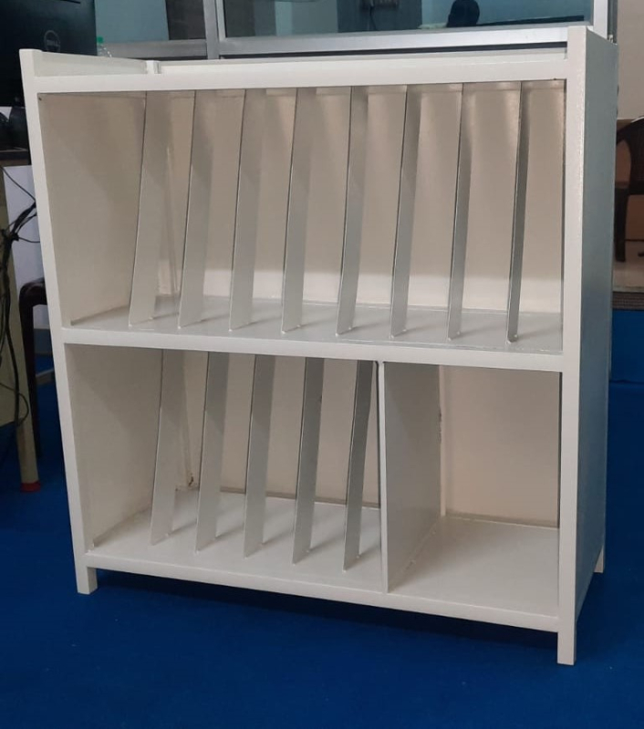 Rectangular Mild Steel Office File Rack, Feature : Anti Corrosive ...