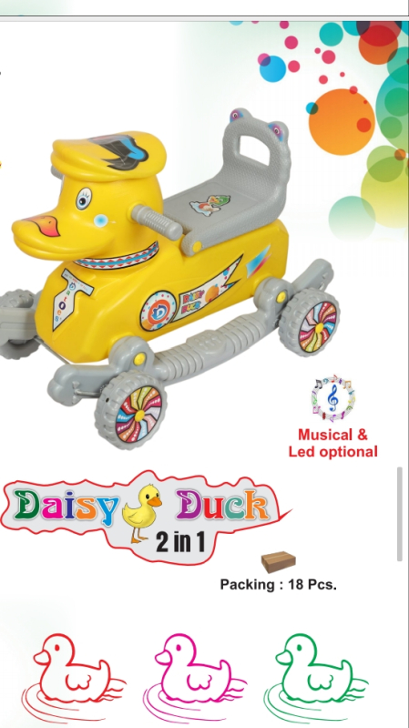 Plastic Kids Rocking Duck Toy, for Baby Playing, Feature : Attractive ...