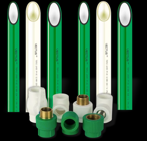 GREEN Round PPR Pipe, for Chemical at Rs 90 / Meter in Vadodara | Kanan Industrial Sales Corporation