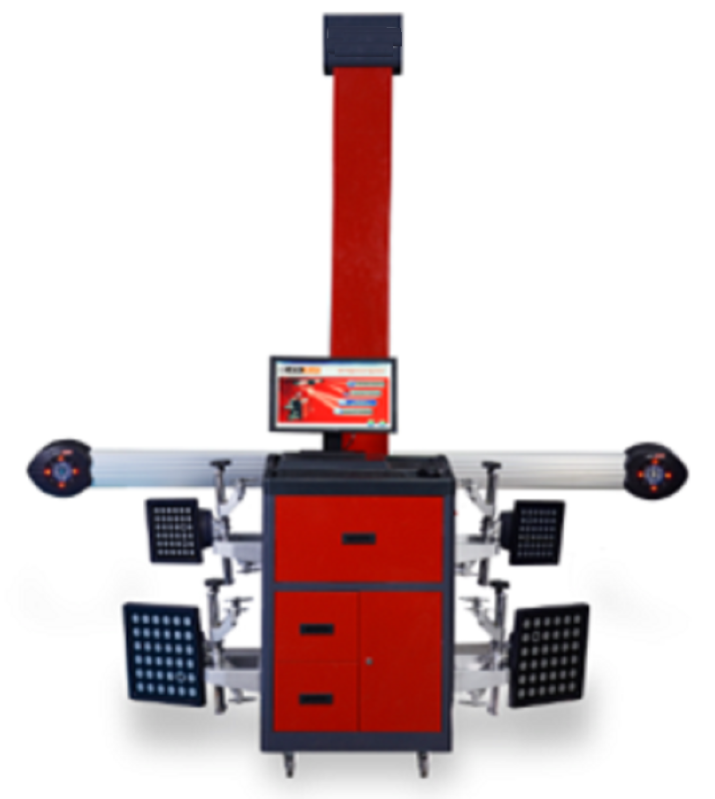 Automatic 3D Wheel Alignment Machine, Voltage : 220V, Color : Red ...