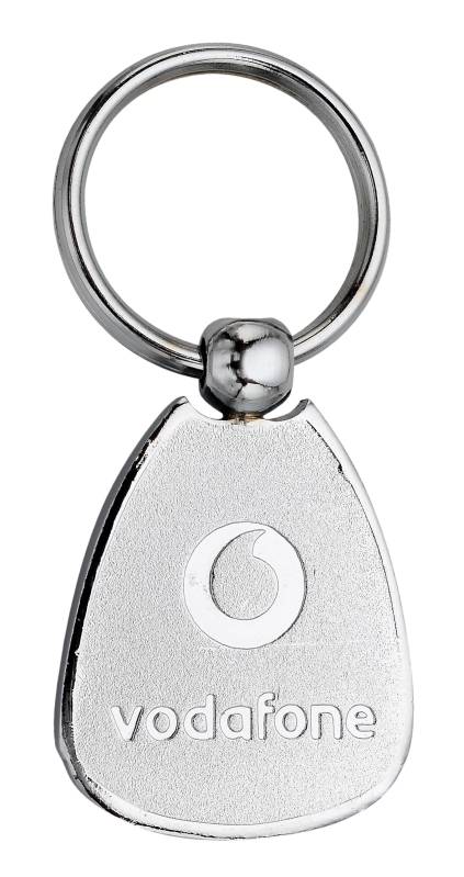 Polished Mild Steel Vodafone Promotional Keychain, Pattern : Printed ...