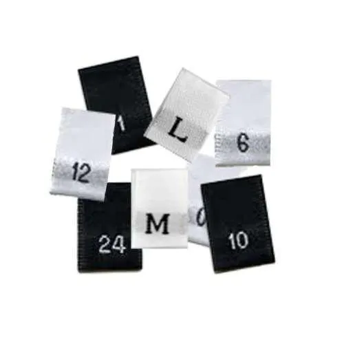 Woven Clothing Size Label, Packaging Type : Carton Box at Rs 0.25 ...