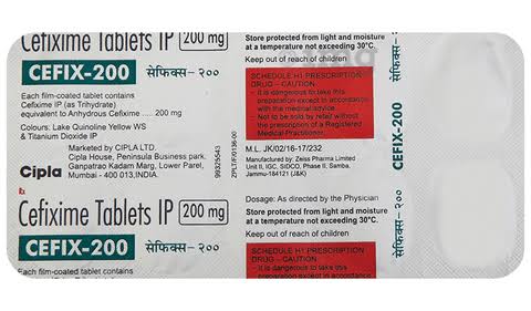Cefixime 200mg Tablets, Medicine Type : Allopathic, Packaging Type ...