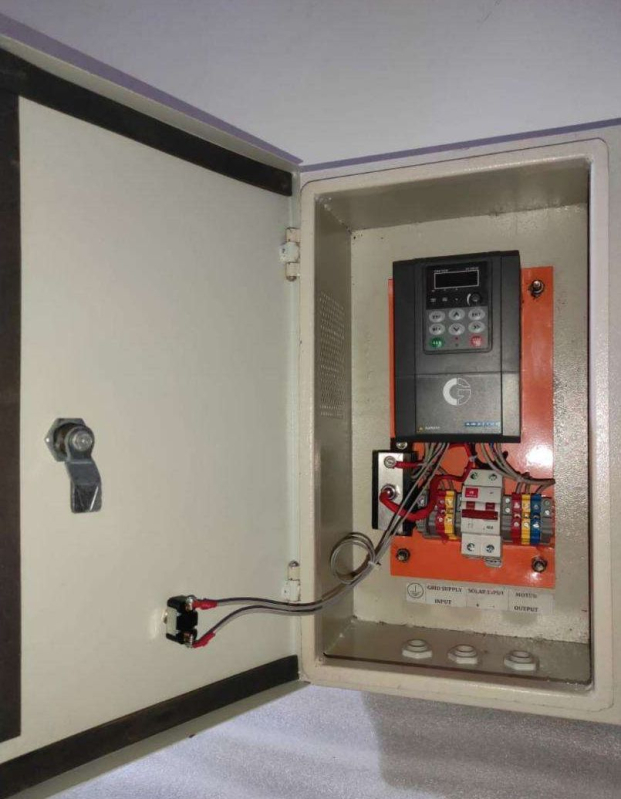 Grey Mild Steel Solar VFD Control Panel, Size : Multisizes, Autoamatic ...