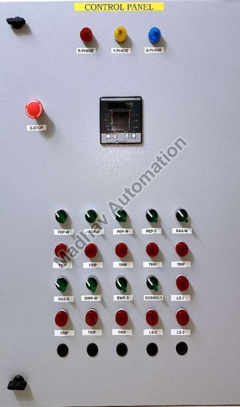 Three Phase Electric Mild Steel Manual Control Panel, for Industrial at ...