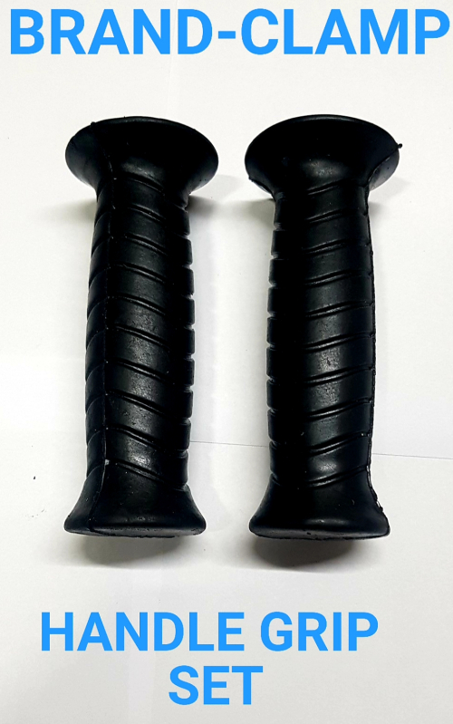 Black Clamp Polished Rubber Handle Grip Set, for Automative Industry at ...