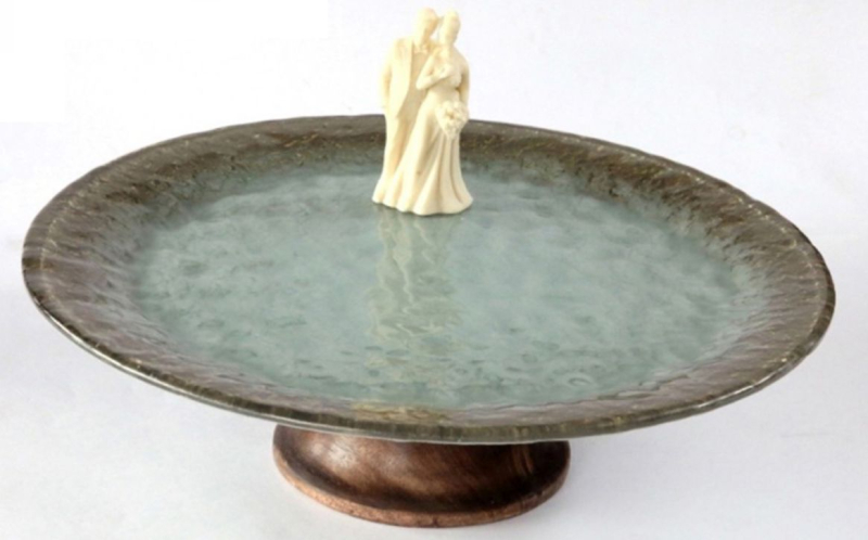 Multicolor Round Single Tier Charlie Cake Stand, Size : 13 Inch ...