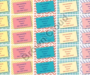 Copy Labels, Pattern : Printed at Rs 250 / in Delhi | Brown Cloud