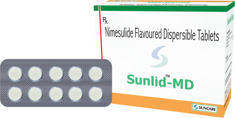 Nimesulide Flavoured Dispersible Tablet, Packaging Size : 10x1, Purity ...