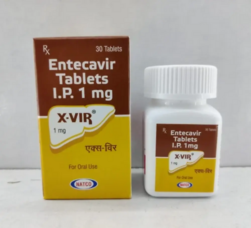 Entecavir 1 Mg Tablets, For Personal, Grade : Medicine Grade at Rs ...