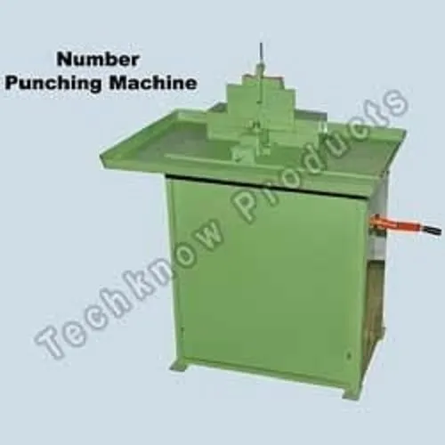 Mild Steel Number Punching Machine, Voltage : 110V, 220V, 380V, 440V at ...