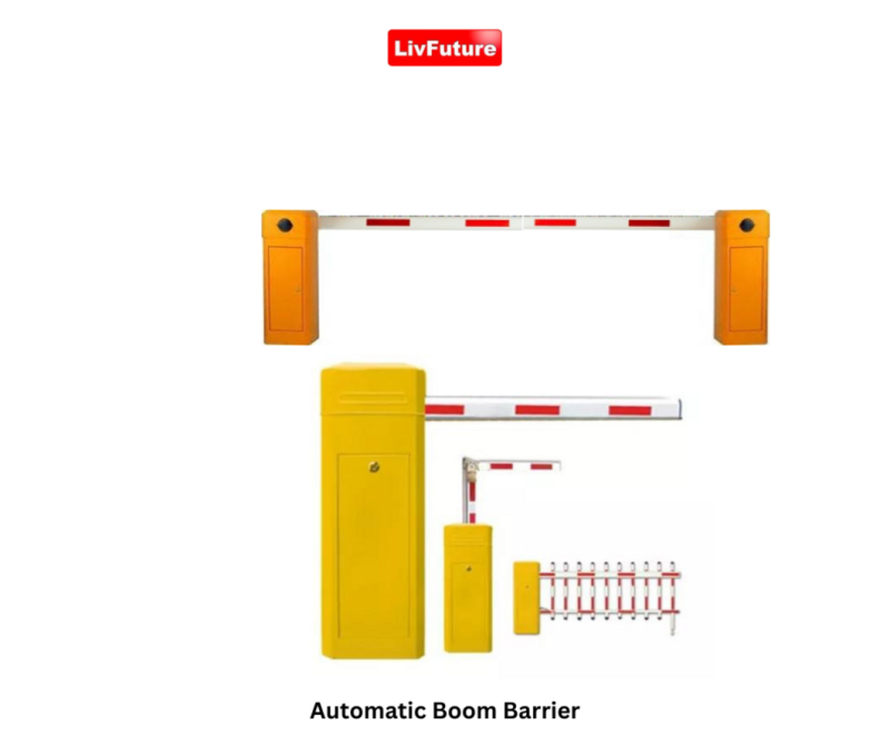 Livfuture Automation Black Electric Automatic Boom Barriers ...