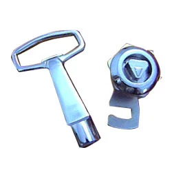 Zinc Alloy Control Panel Lock, Finish Type : Chrome, Size : 25mm at ...