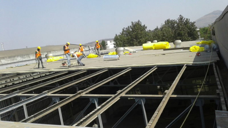 Single Skin Roofing, For Ciculate Heating, Ventilating Air at Best ...