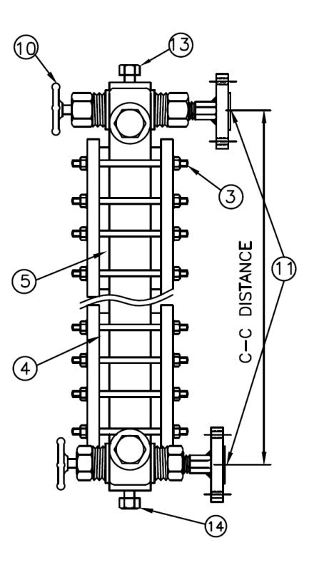 Stainless Steel transparent liquid level gauge, Guage Size : 2inch ...