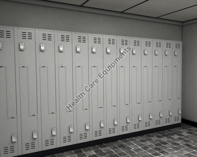 Polished Stainless Steel Hospital Locker, Size : Customised, Feature ...
