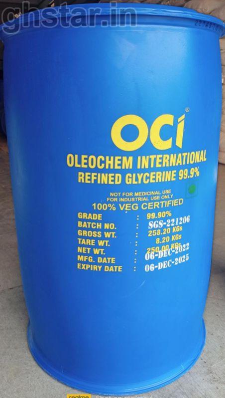 Oleochem International Oleo Refined Glycerine 99.9% at Rs 62 / Kilogram ...
