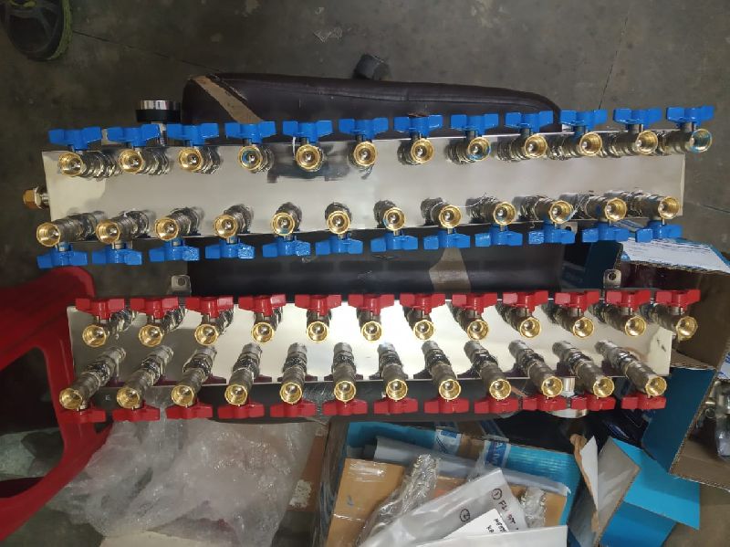 stainless steel water manifolds, Connection : Threaded, Shape ...