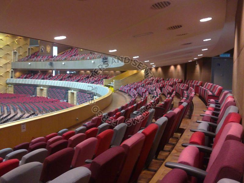 Blow Moulded Durable Polymer Auditorium Seating System, Feature ...